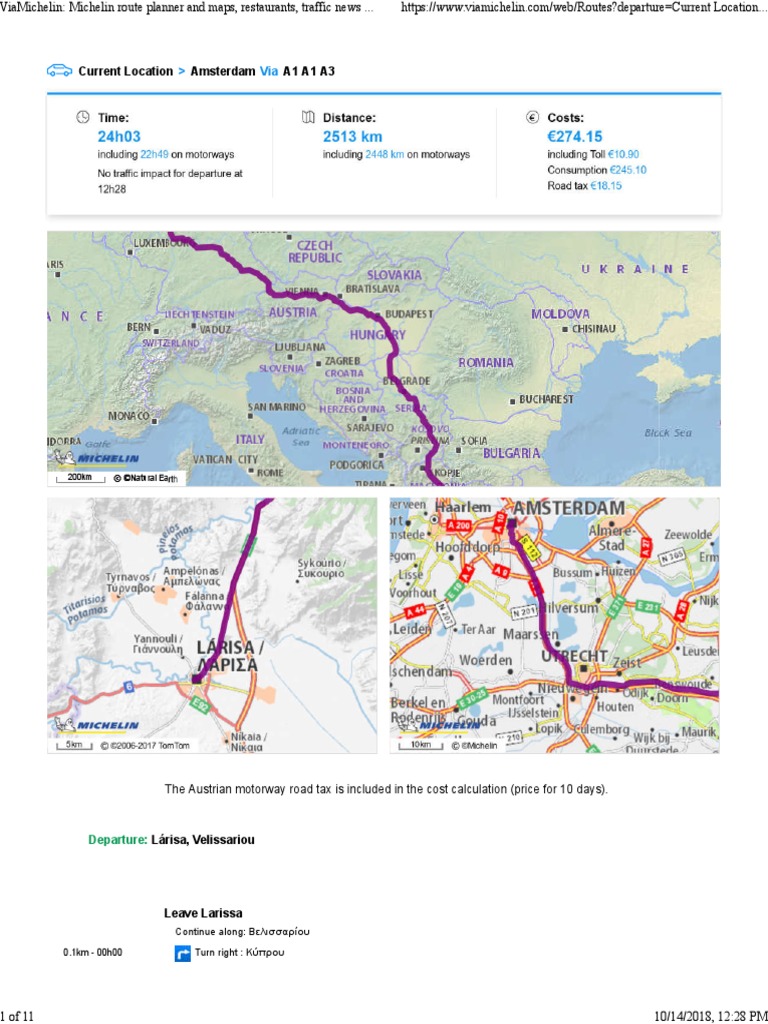 ViaMichelin - Michelin Route Planner and Maps, Restaurants, Traffic ...