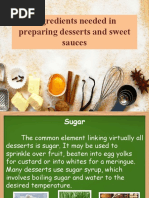 Prepare Desserts and Sweet Sauces | PDF | Desserts | Custard