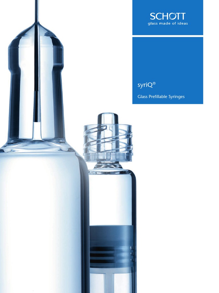 Brochure Schott Syriq - Row | PDF | Syringe | Drug Development