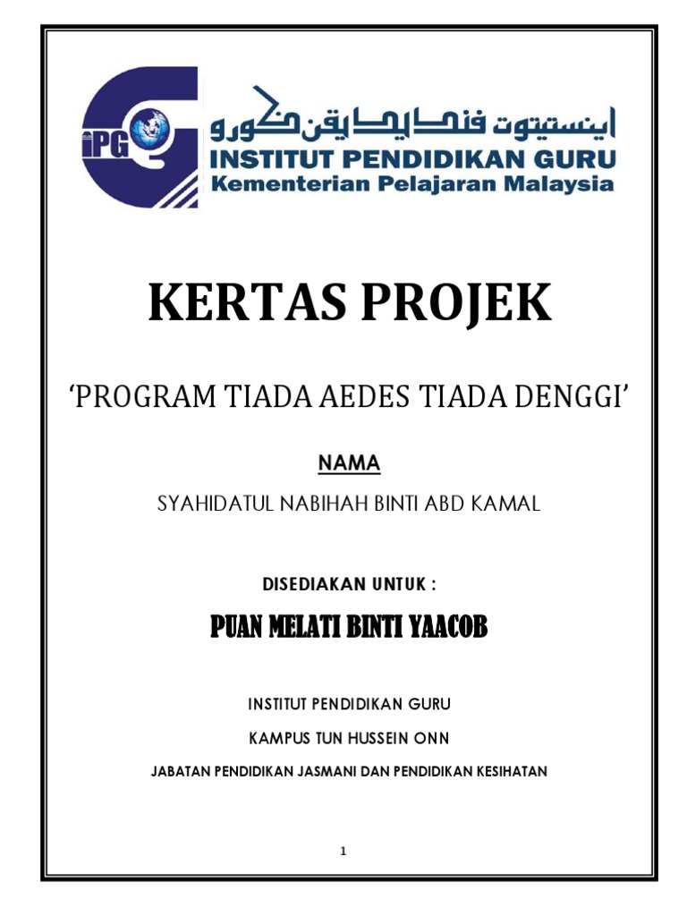 Program Anti Denggi | PDF