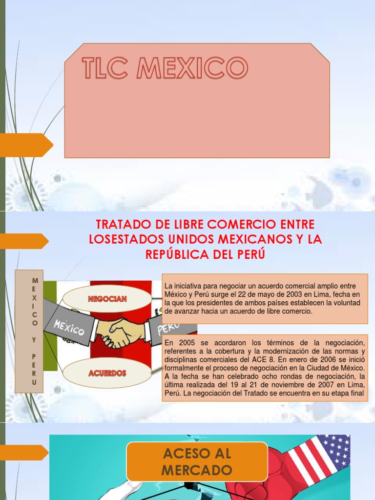TLC México-Perú: Comercio y Oportunidades | PDF | Tratado de Libre ...