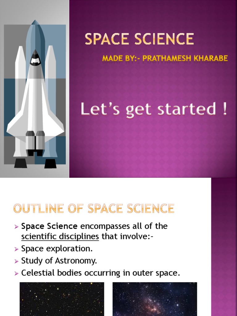 Space Science Presentation | PDF | Galaxy | Planets