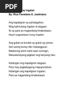Fil1 - Q2 - Mod3 - Alpabetong Filipino Tunog, Letra, at Pagkakasulat | PDF