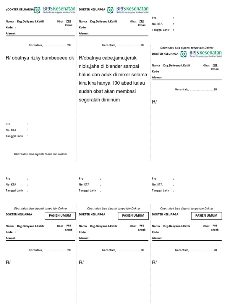 Resep Dokter | PDF