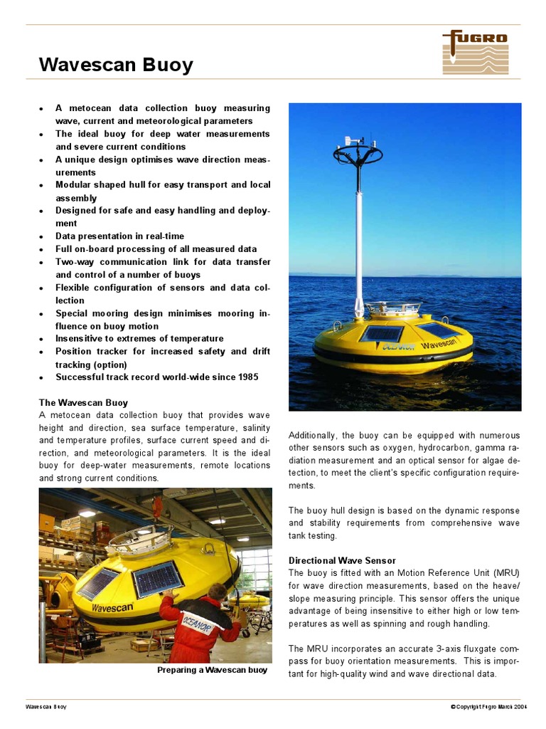 Wavescan Buoy PDF | PDF | Radio | Global Positioning System