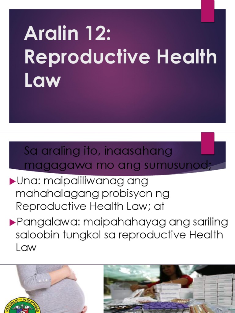 Aralin 12 RH Law | PDF