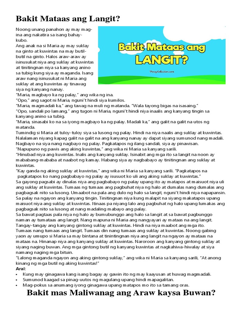 Kwentong Bayan | PDF