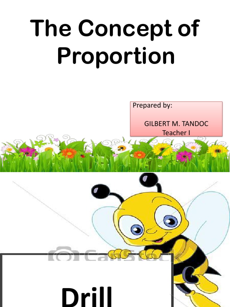The Concept of Proportion | PDF | Ratio | Teaching Mathematics