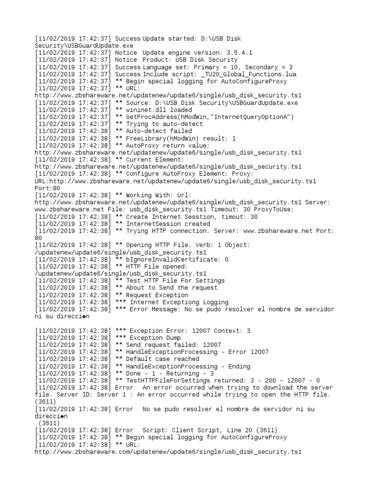 USB Disk Security Update Log | Download Free PDF | Hypertext Transfer Protocol | Proxy Server