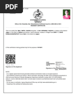 Schedule Caste. Certificate | PDF