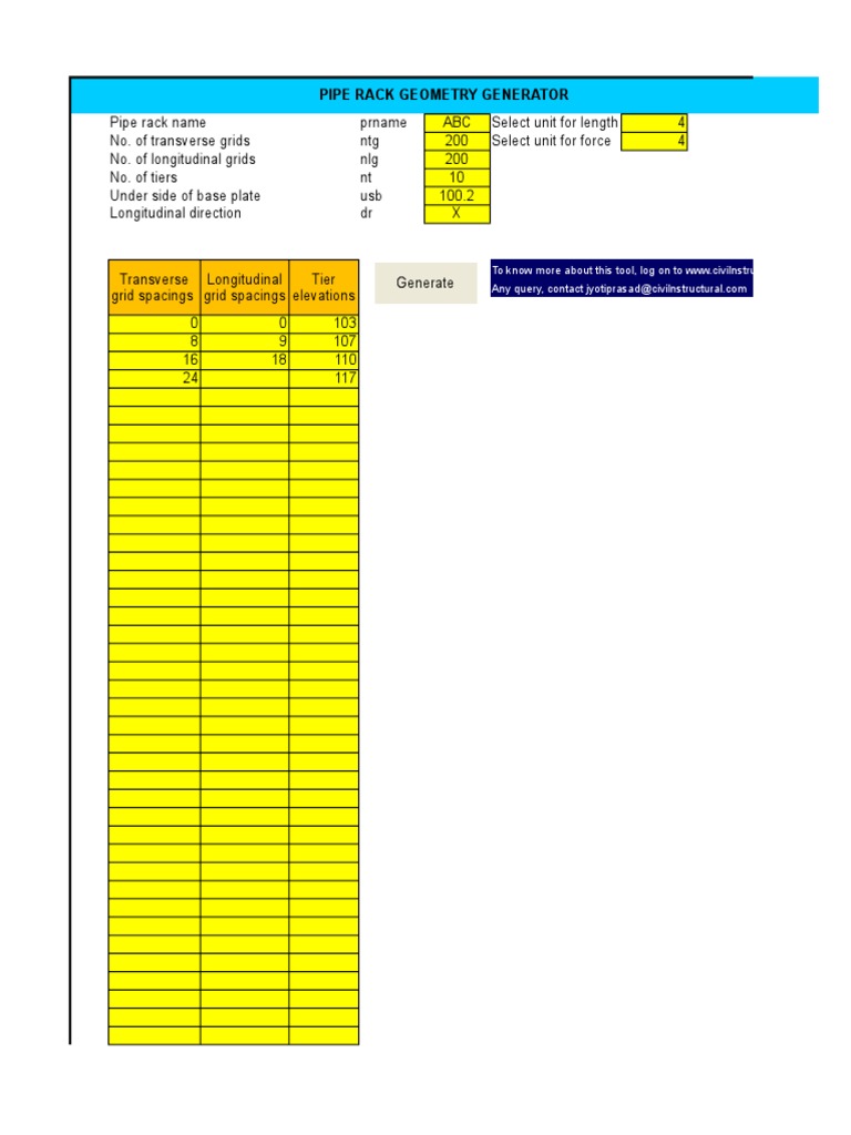 STAAD Generator | PDF