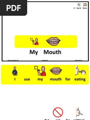 No Spitting Social Story