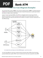 Bank ATM: UML Use Case Diagram Examples | PDF | Automated Teller Machine | Use Case