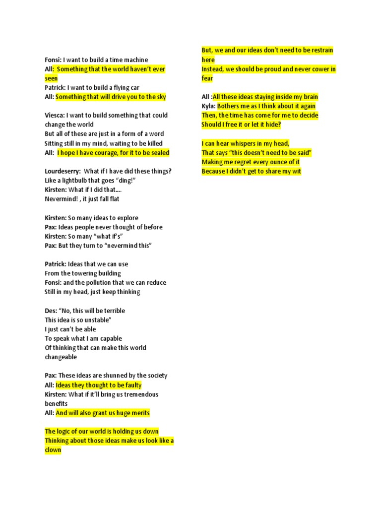 Spoken Word Poetry (English) | PDF