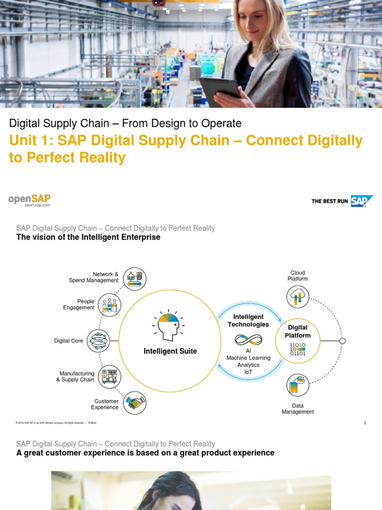 openSAP dscm1 Week 1 Unit 1 CDPR Presentation | PDF | Sap Se | Logistics openSAP dscm1 Week 1 Unit 1 CDPR Presentation | PDF | Sap Se | Logistics