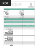 Cabin Crew Application Form: Personal Details | PDF