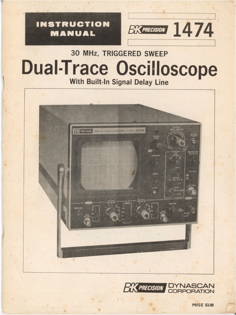 BK 1474 Manual | PDF