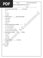 SEPT Test Format | PDF | Multiple Choice | Educational Assessment And ...