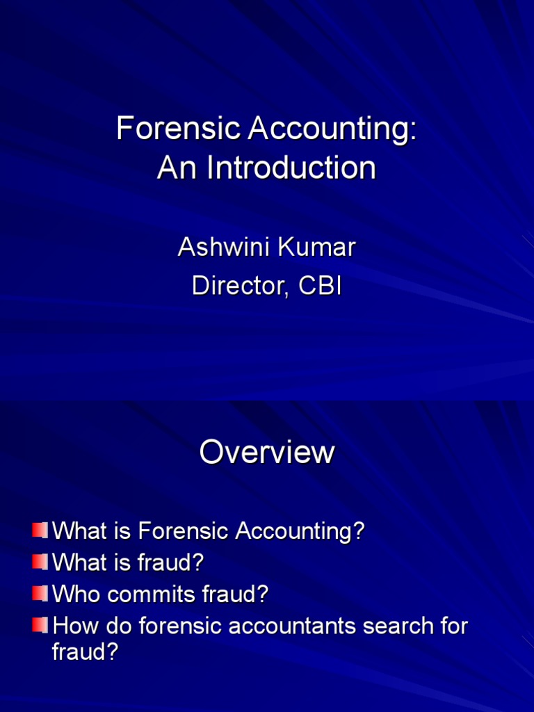Forensic Accounting Fin | PDF | Fraud | Accounting