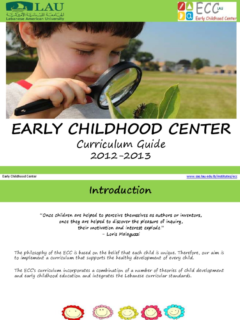 Early Childhood Center Curriculum Guide | PDF | Early Childhood ...