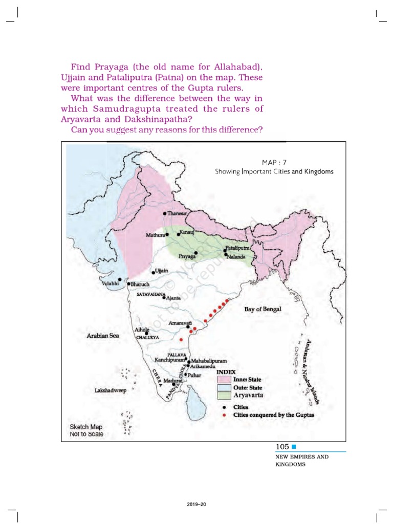 Samudragupta Map | PDF