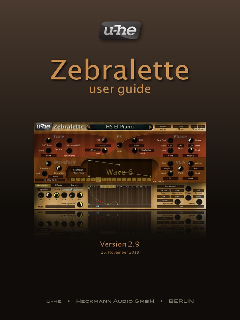Zebralette User Guide | PDF | Equalization (Audio) | Phase (Waves)