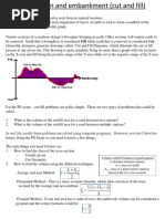 Swell Factor and Shrinkage Factor | PDF | Soil | Density