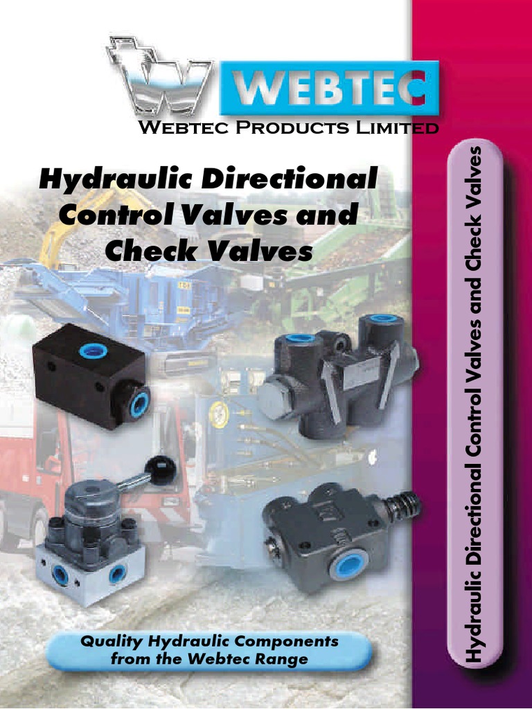 Hydraulic Directional Control and Check Valves PDF | PDF | Valve | Piston