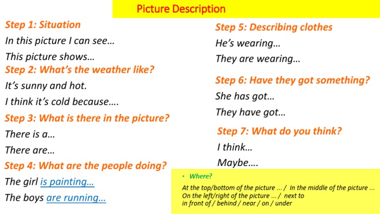 KET Picture Description Guide | PDF