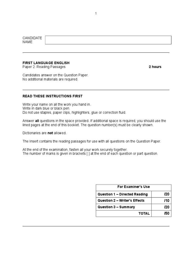 Model Answer | PDF | Question | Word