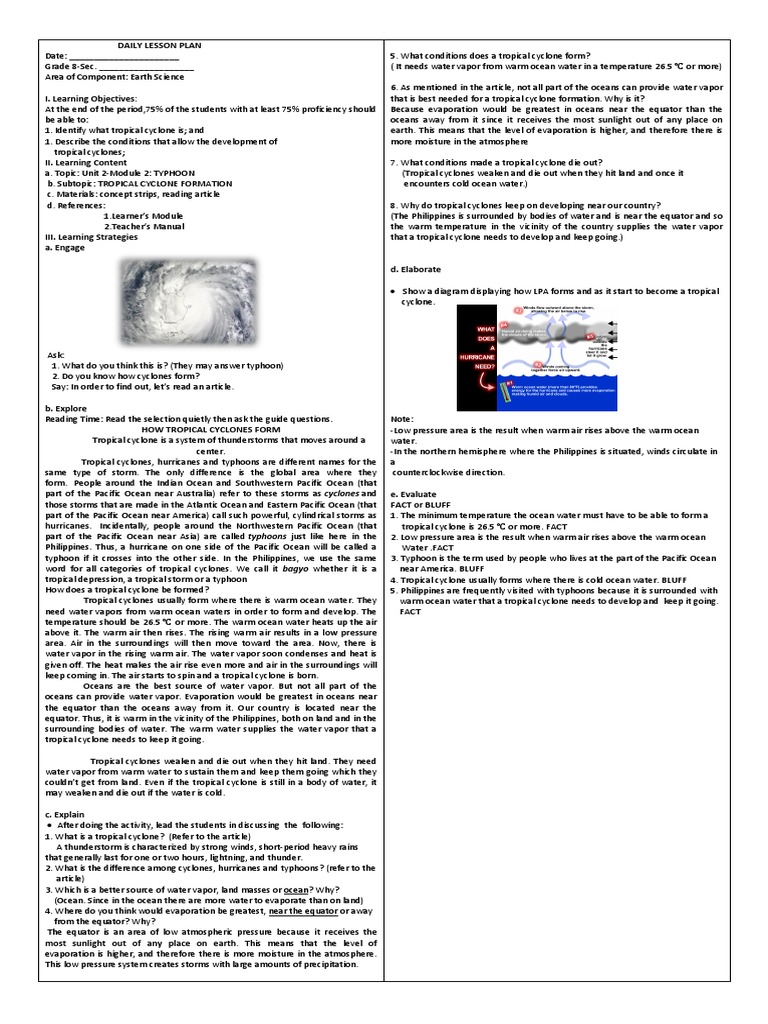 LP Tropical Cyclone Formation | PDF | Eye (Cyclone) | Tropical Cyclones