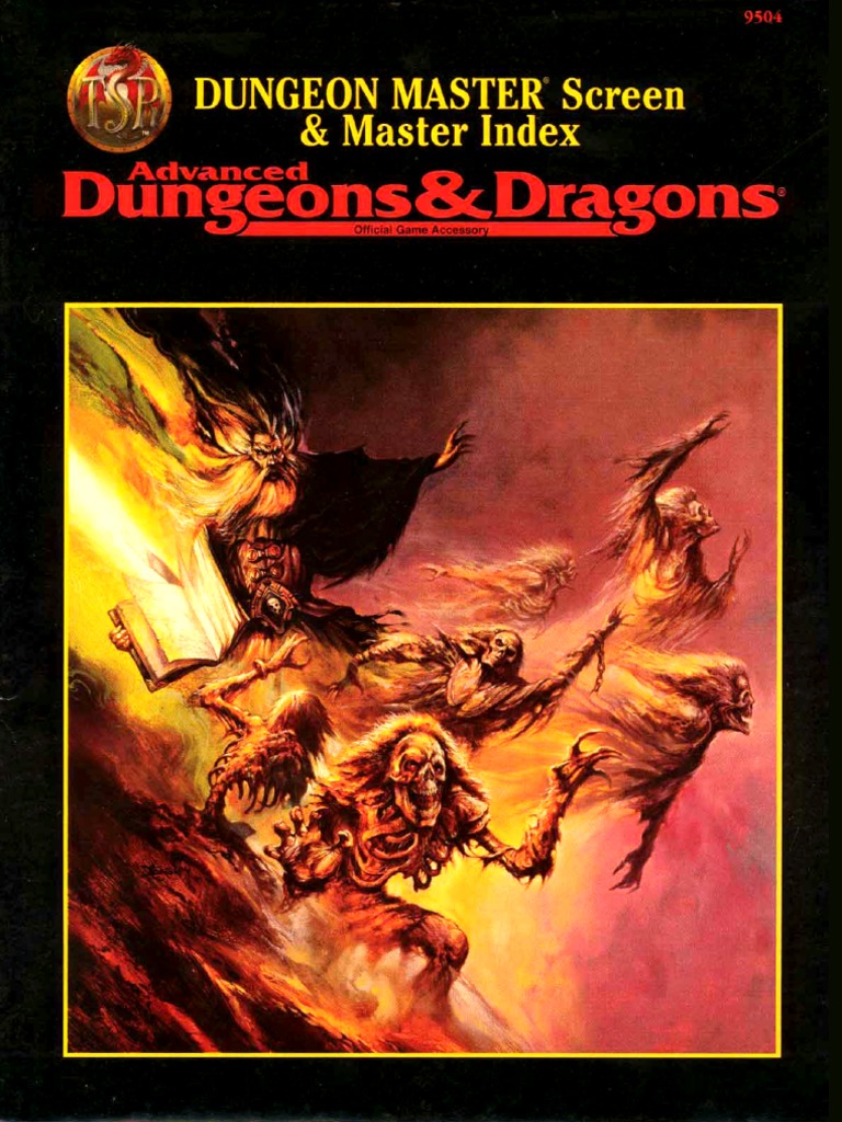 Dungeon Master Screen Revised PDF | PDF | Dungeons & Dragons | Gary Gygax Games
