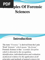 Basic Laws of Forensic Science | PDF