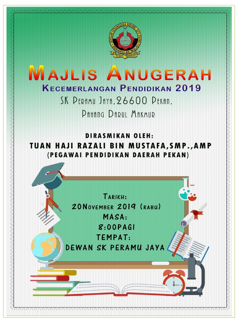 Buku Program Hari Anugerah Cemerlang 2019 Pdf