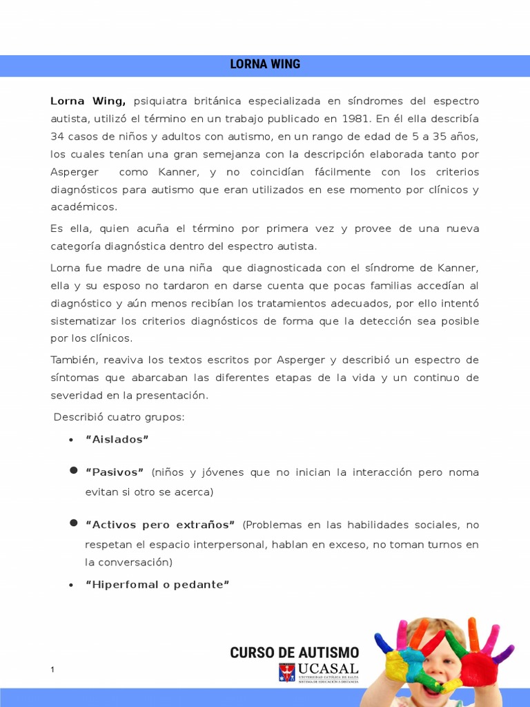 Lorna Wing 1981 | PDF