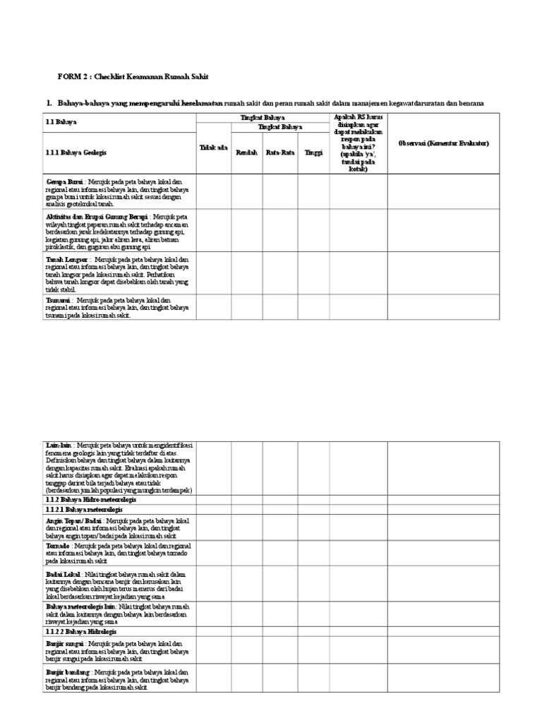 06b. HSI Checklist Form 2 | PDF