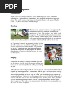 Rugby Basics for Beginners | PDF | Teams | Games Of Physical Skill