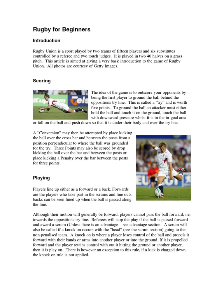 Rugby | PDF | Sport Variants | Football Codes