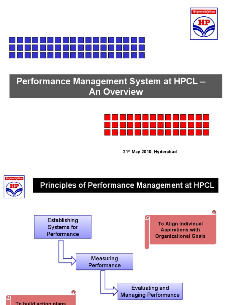 Performance Management System at HPCL - An Overview: 21 May 2010 ...