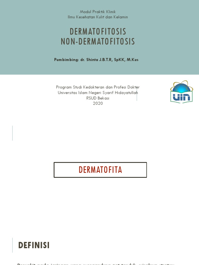 Panduan Lengkap Dermatofitosis dan Non-Dermatofitosis | PDF