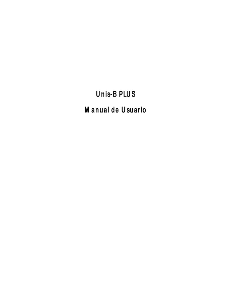 Unis-B Plus Manual de Usuario | PDF | Dirección IP | Autenticación