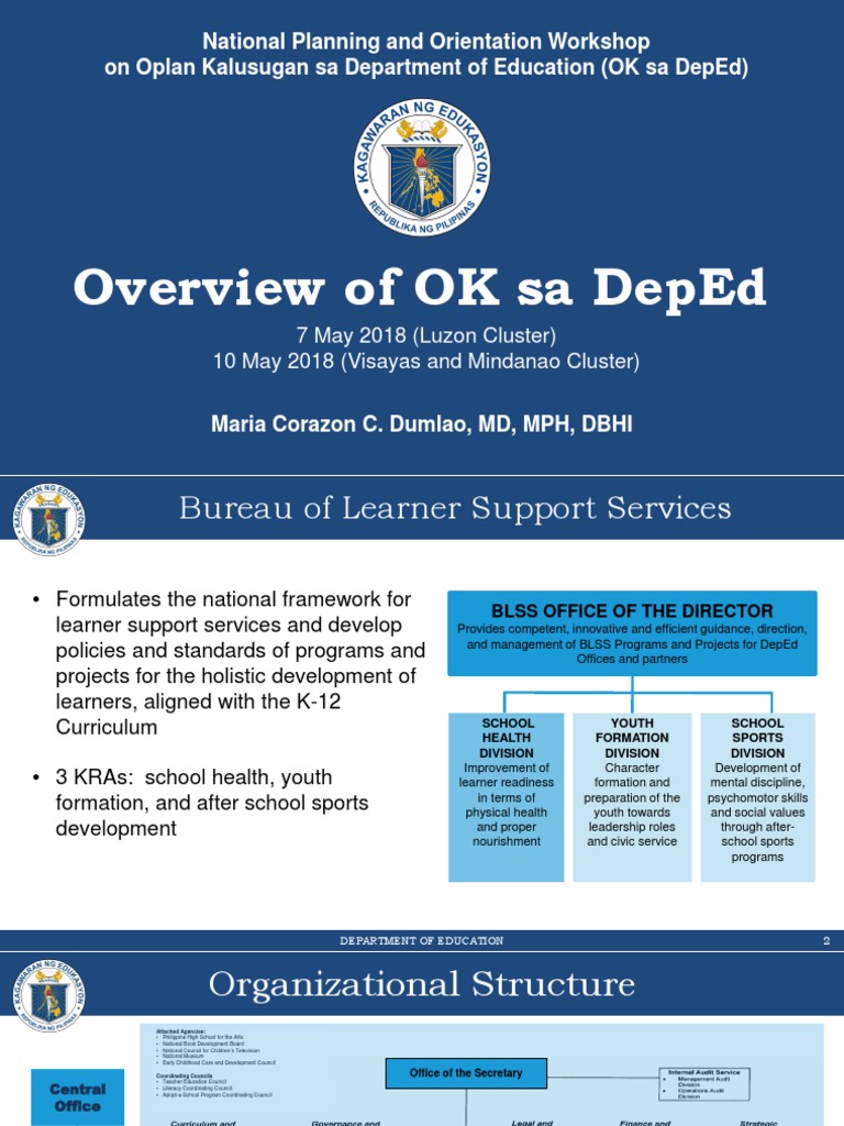 OK Sa DepEd Overview | PDF | Substance Abuse | Health Care