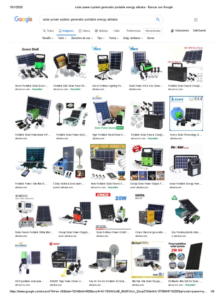 Solar Power System Generator Portable Energy Alibaba - Buscar Con ...