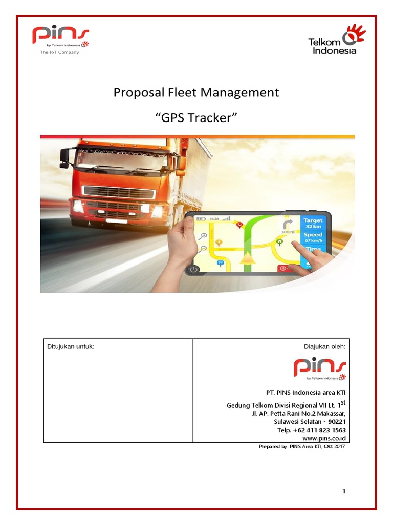 Proposal Fleet Management - PINS KTI | PDF