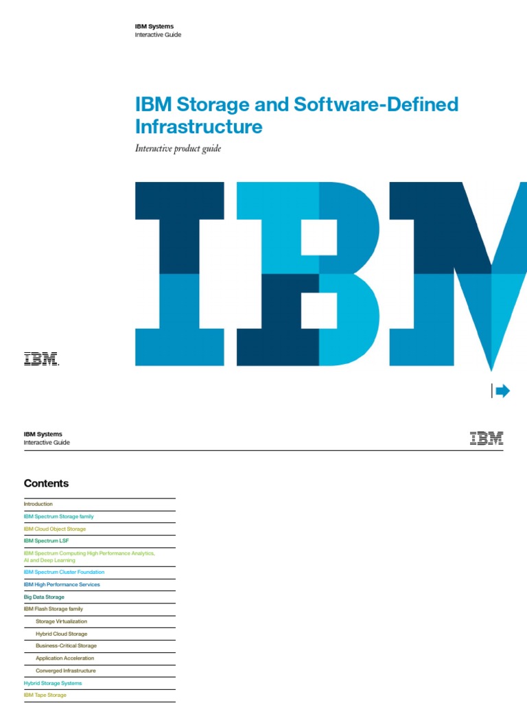 IBM Storage Rough Overview | PDF | Cloud Computing | Solid State Drive