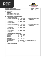 Mechanical Ventilation Calculation Spreadsheet | PDF
