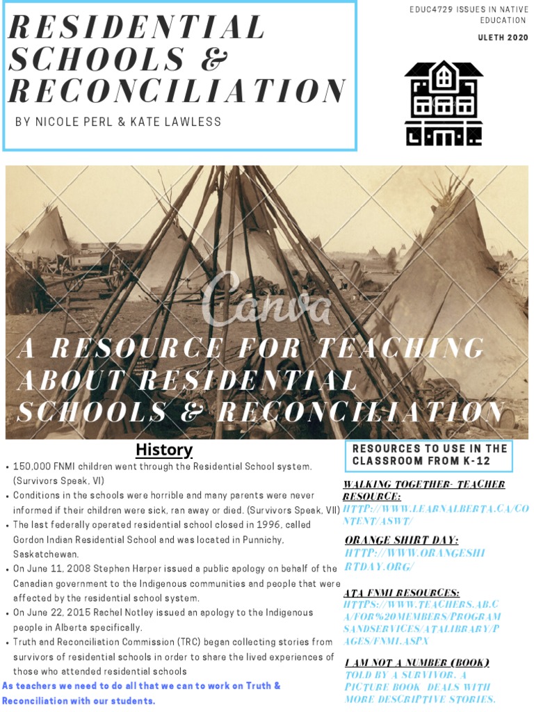 Teaching Resources on Residential Schools | PDF | Indigenous Peoples ...
