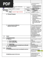 Lesson Plan in Kindergarten Cot | PDF | Lesson Plan | Pedagogy