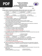 Chemistry Midterm Exam Review | PDF | Ionic Bonding | Chemical Bond