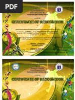 Pageant Runner-Up Certificate Template | PDF | Home & Garden